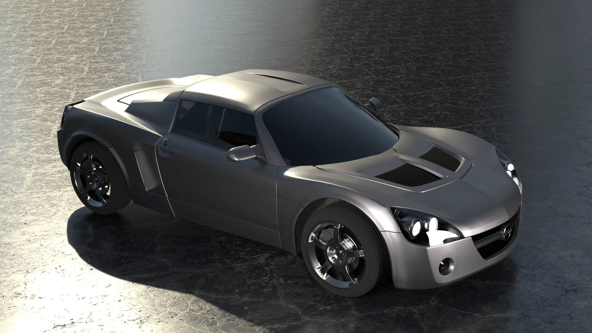 Opel Speedster 3D Render, Digital Art by Semuel90