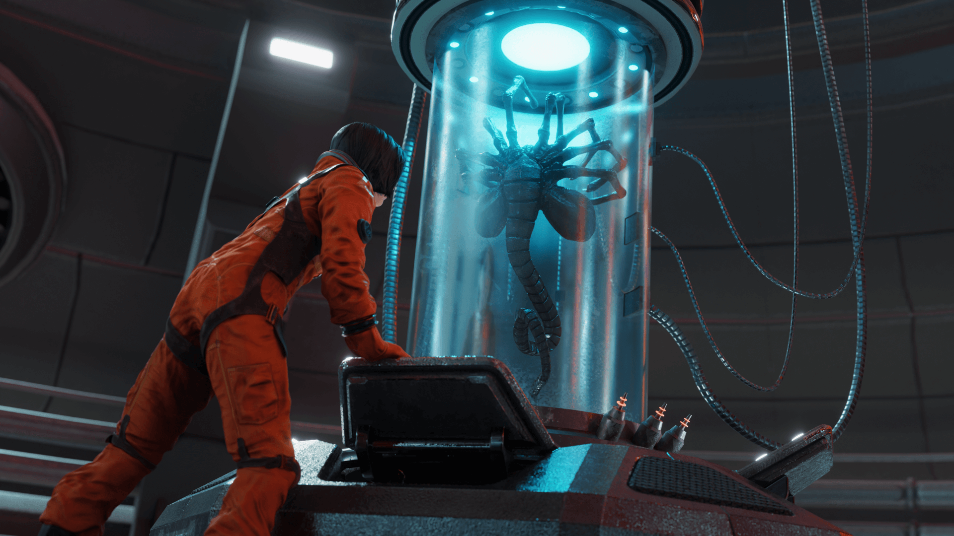 Alien Genesis of Xenos 3D Render, Digital Art by Senimation