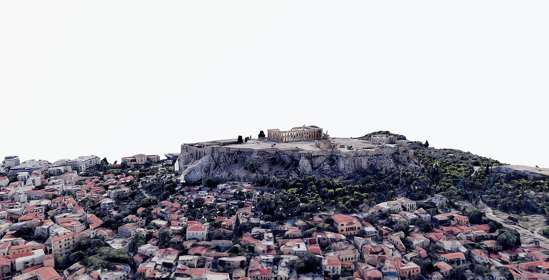 Acropolis of Athens - Parthenon 3D Model by SENSIET