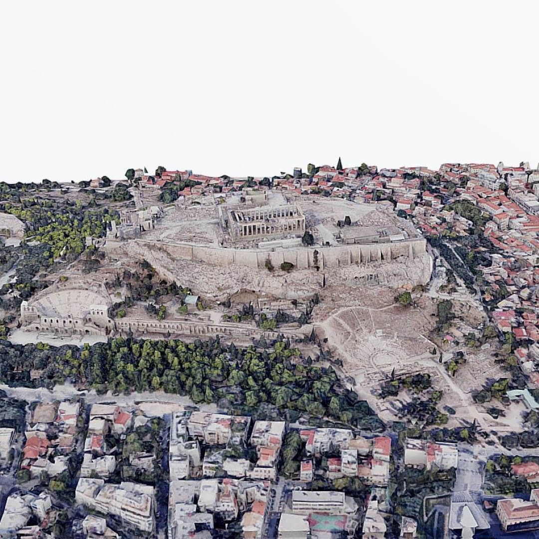 Acropolis of Athens - Parthenon 3D Model by SENSIET
