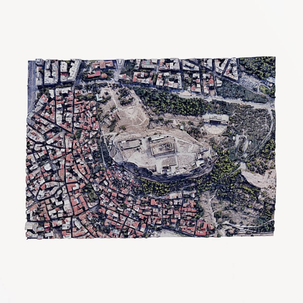 Acropolis of Athens - Parthenon 3D Model by SENSIET