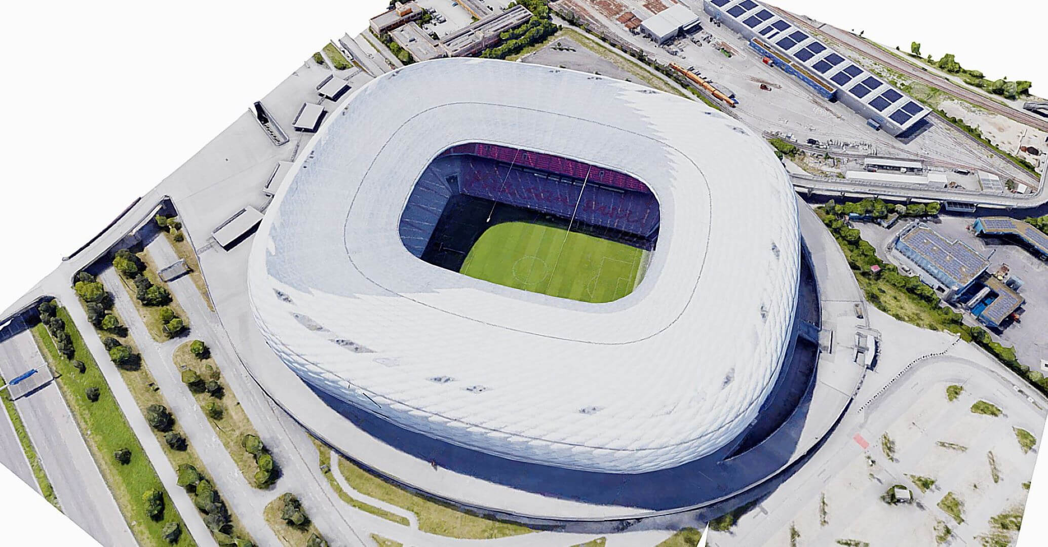 Allianz Arena-Bayern Munich 3D Model by SENSIET