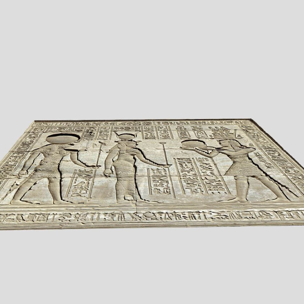 Ancient Egypt Carvings-Dendera 3D Model by SENSIET