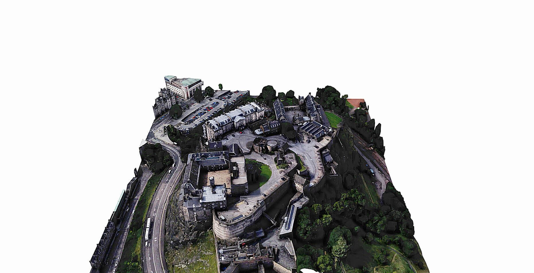 Edinburgh Castle - 3D Model by SENSIET