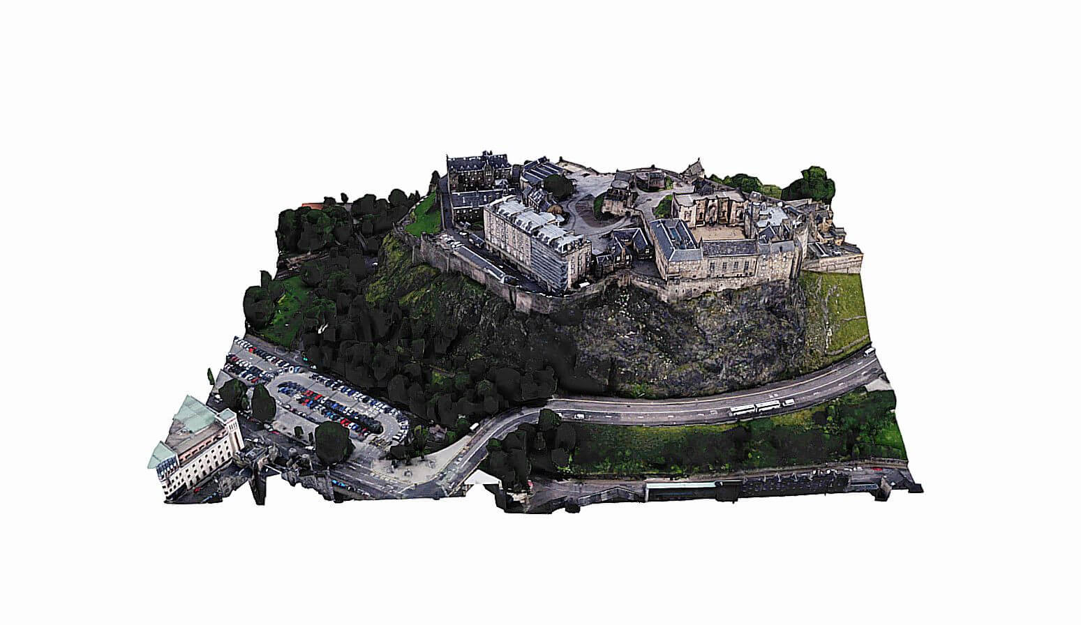 Edinburgh Castle - 3D Model by SENSIET