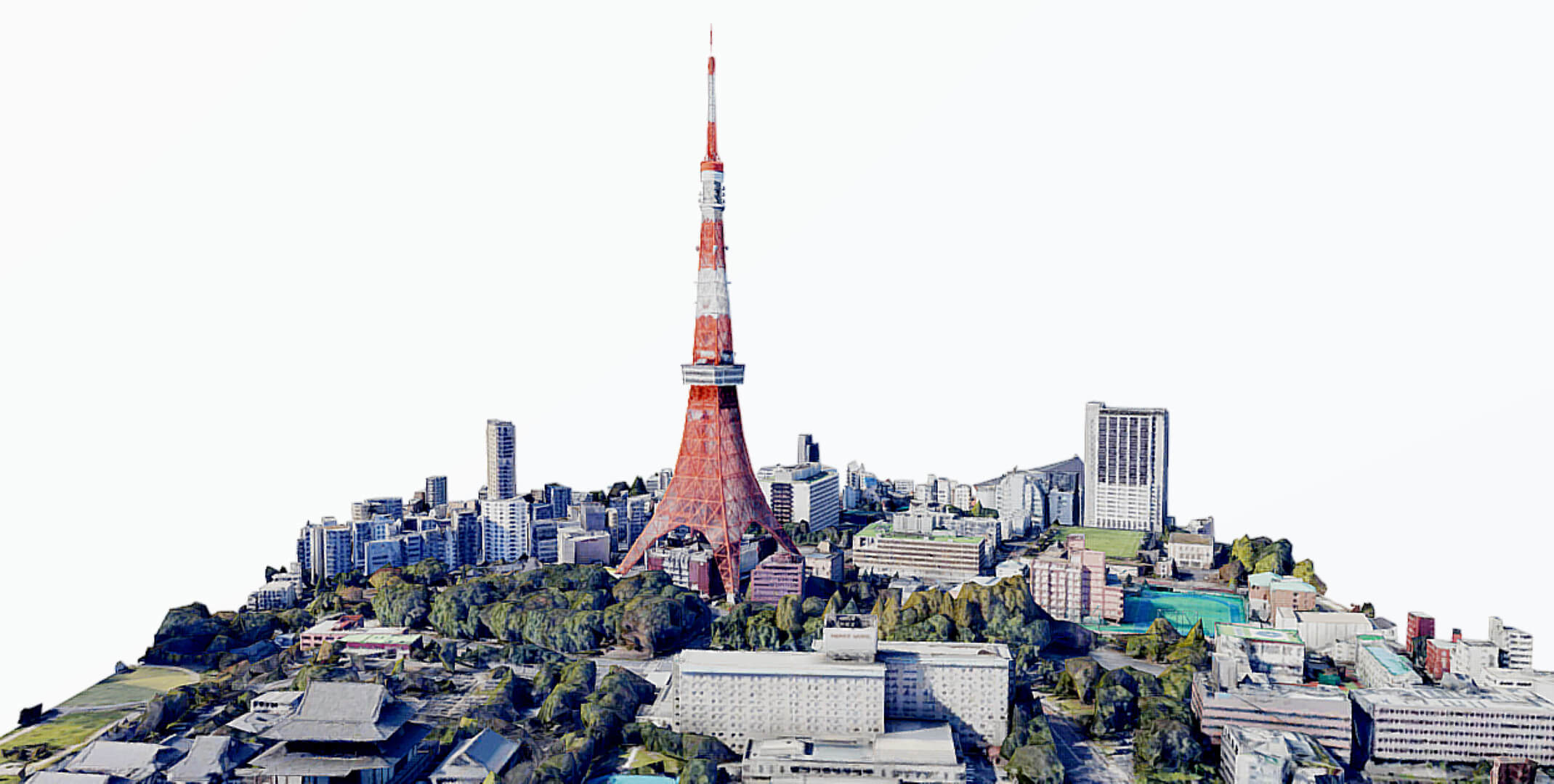 Tokyo Tower - 3D Model by SENSIET