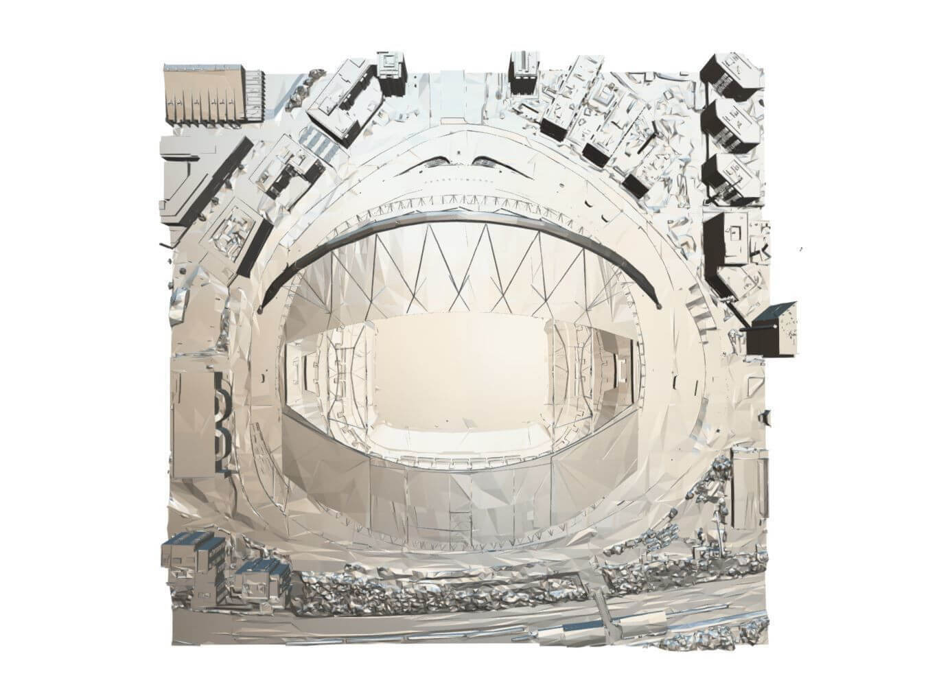 Wembley Stadium - 3D Model by SENSIET