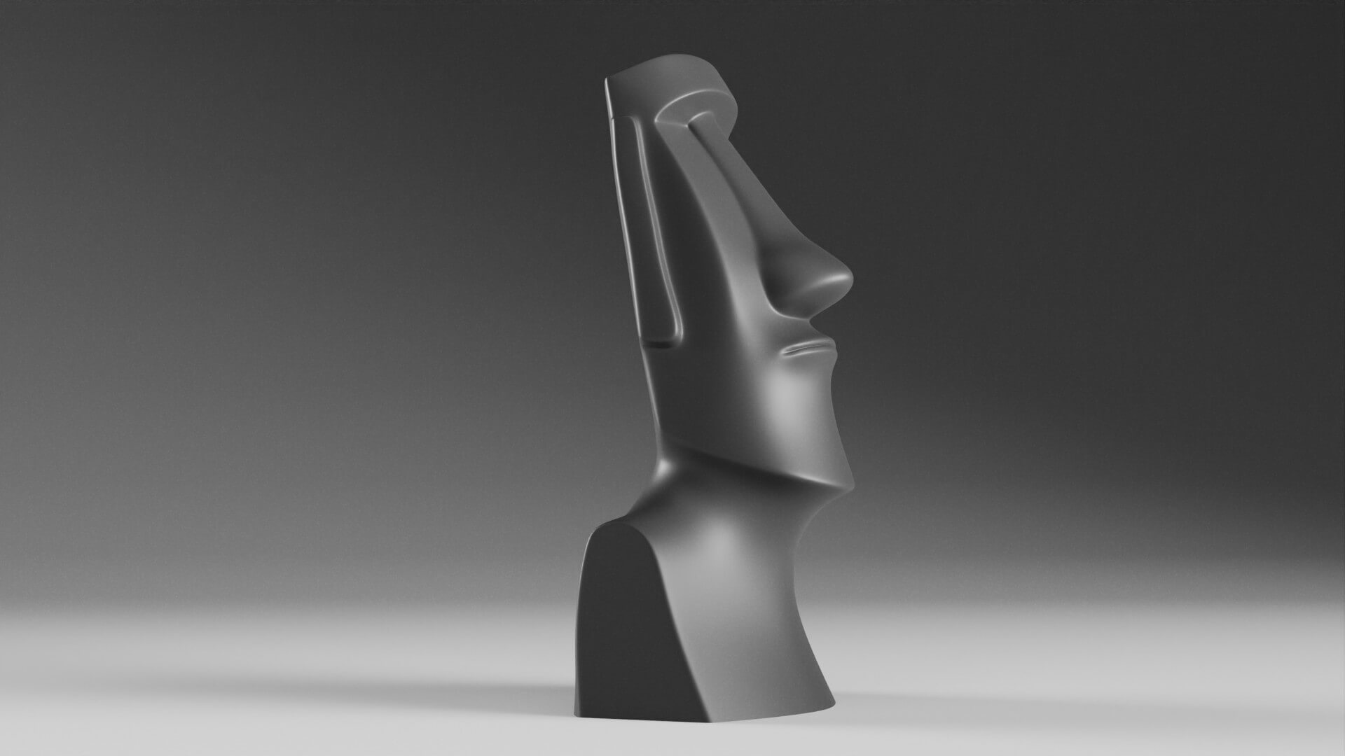 Moai Head for 3D Printing by Sepet