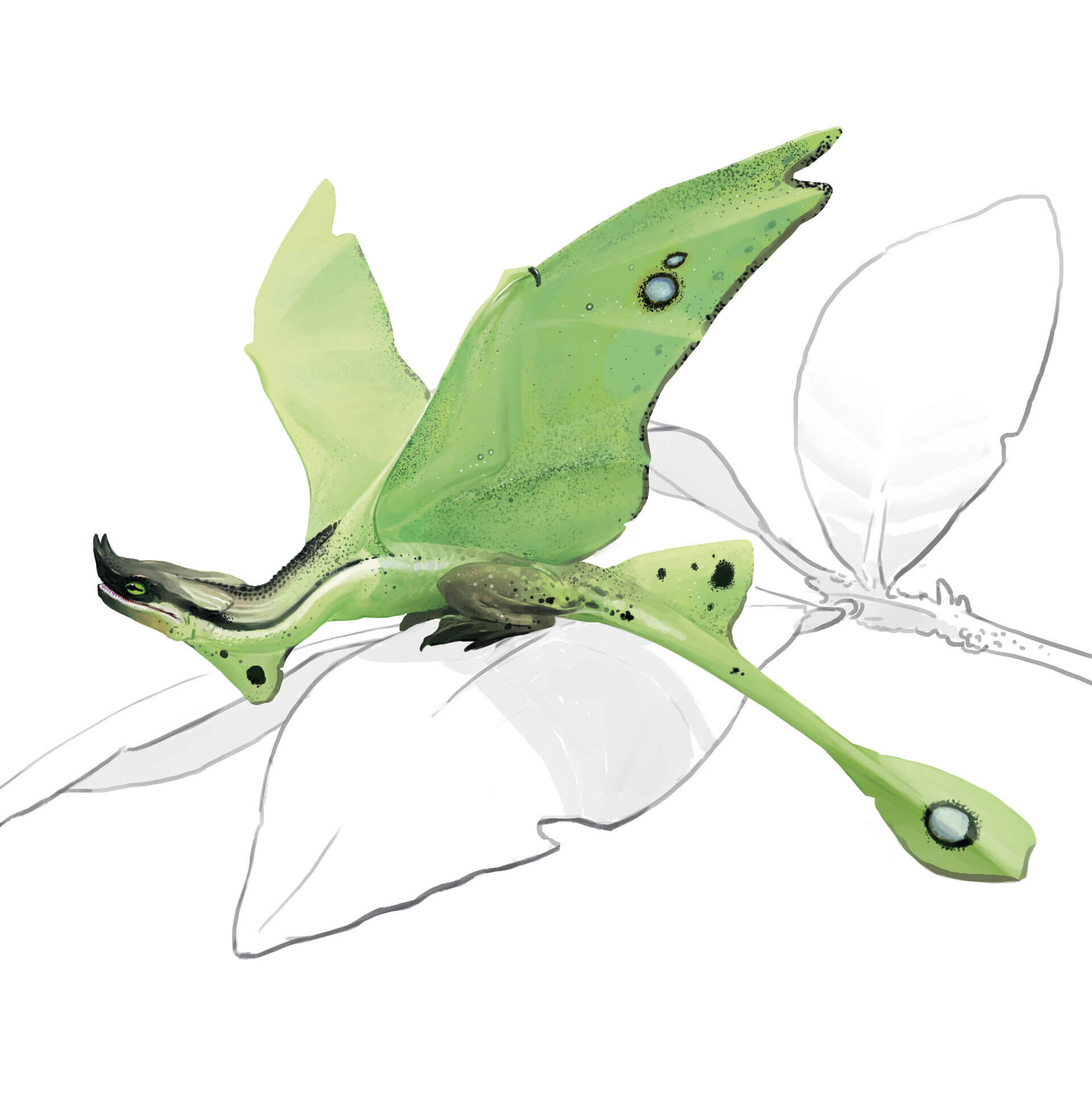 Small Dragon Figurine - 3D Print Model by Sepet