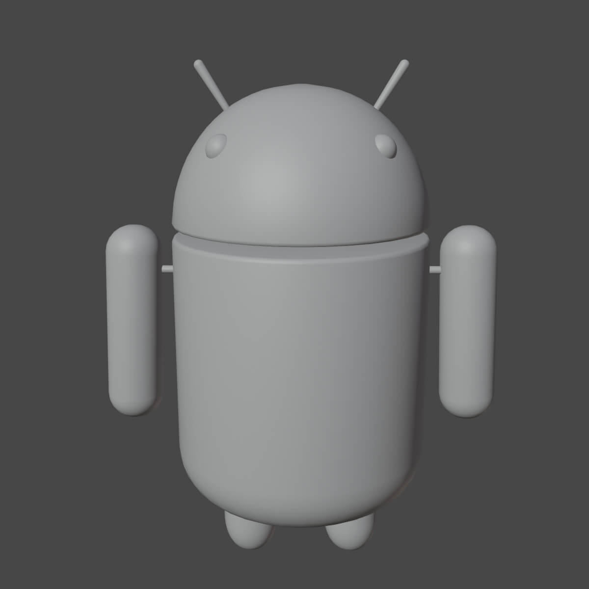 Android Robot 05 - 3D Model by Sergey_Anzurov