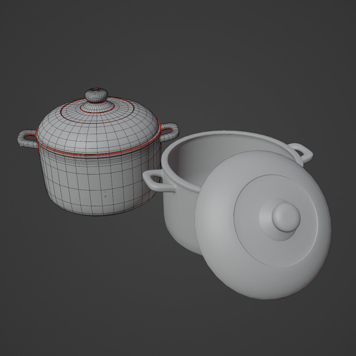 Ceramic Cookware 01 - 3D Model by Sergey_Anzurov