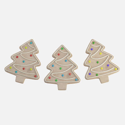 Gingerbread Cookie Tree Set - 3D Model by Sergey_Anzurov