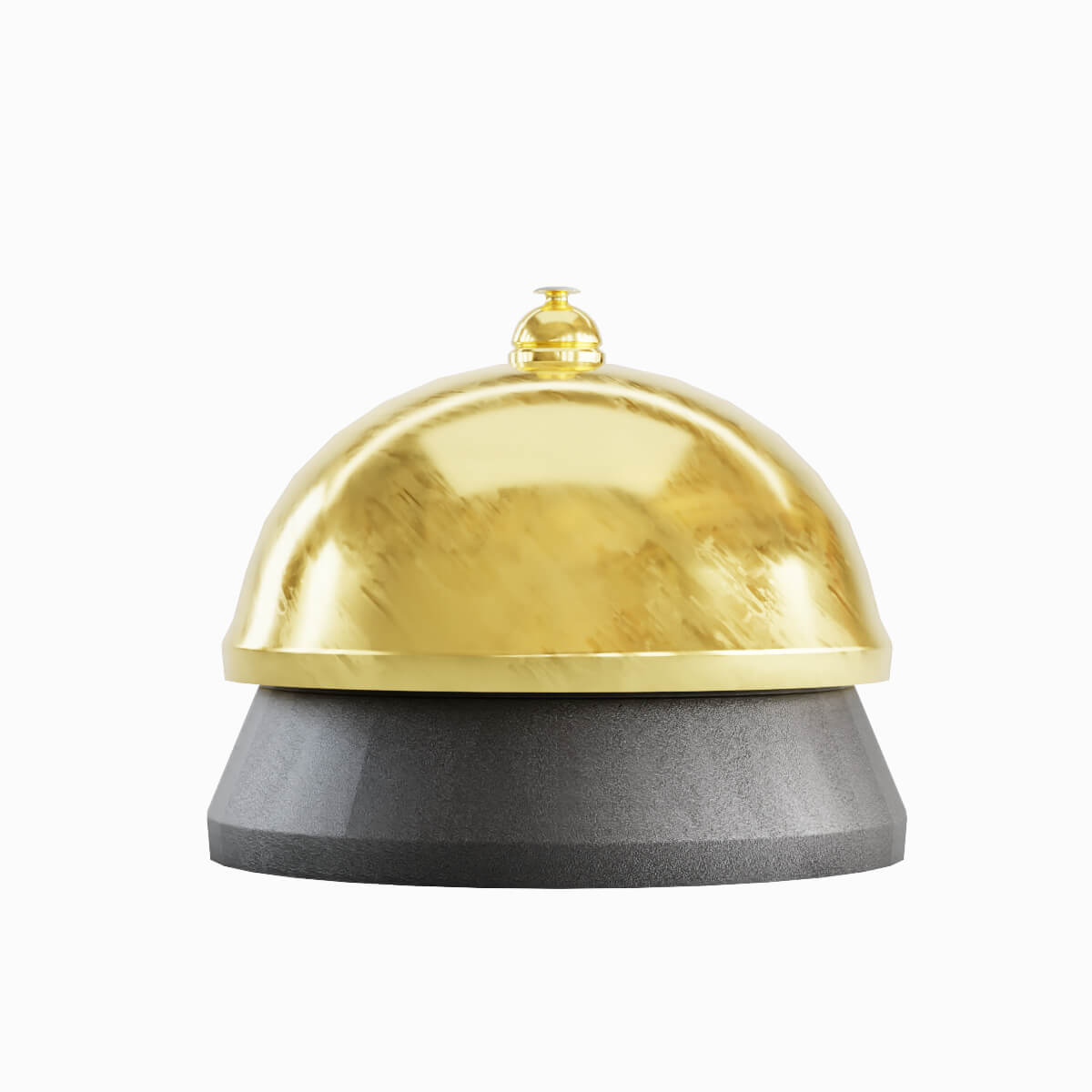 Gold Reception Bell - 3D Model by Sergey_Anzurov