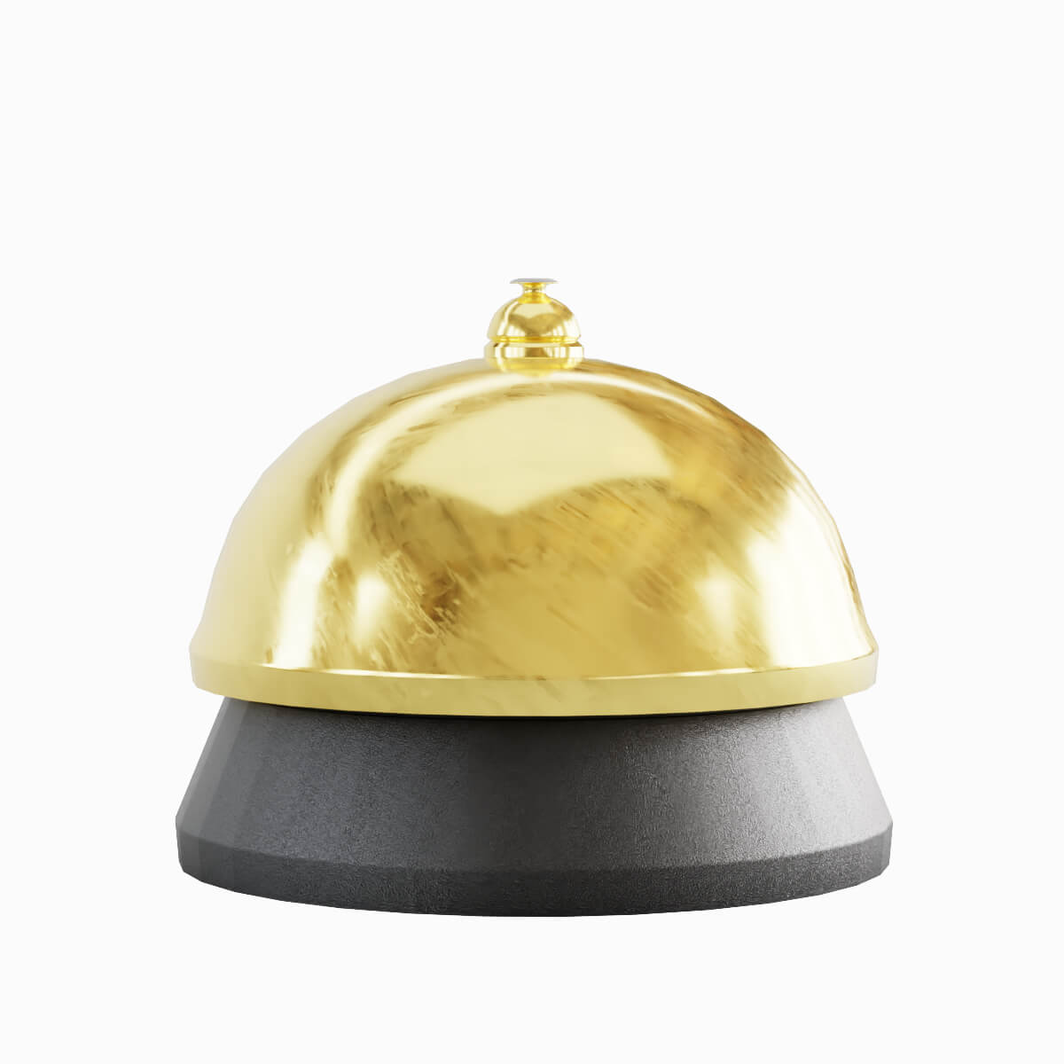 Gold Reception Bell - 3D Model by Sergey_Anzurov