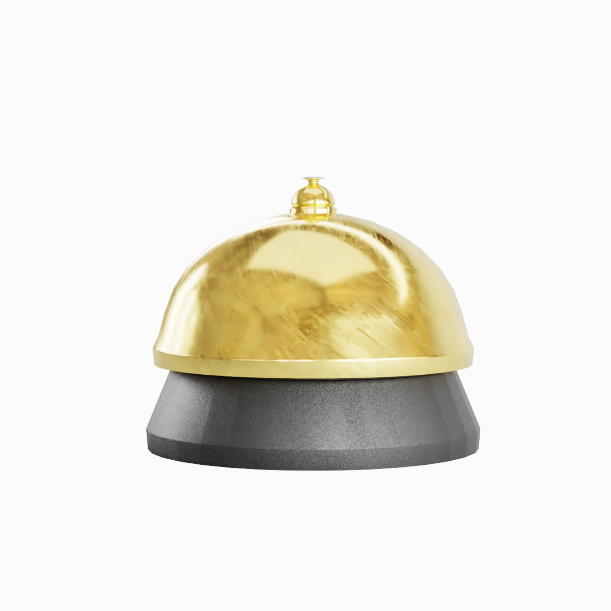 Gold Reception Bell - 3D Model by Sergey_Anzurov