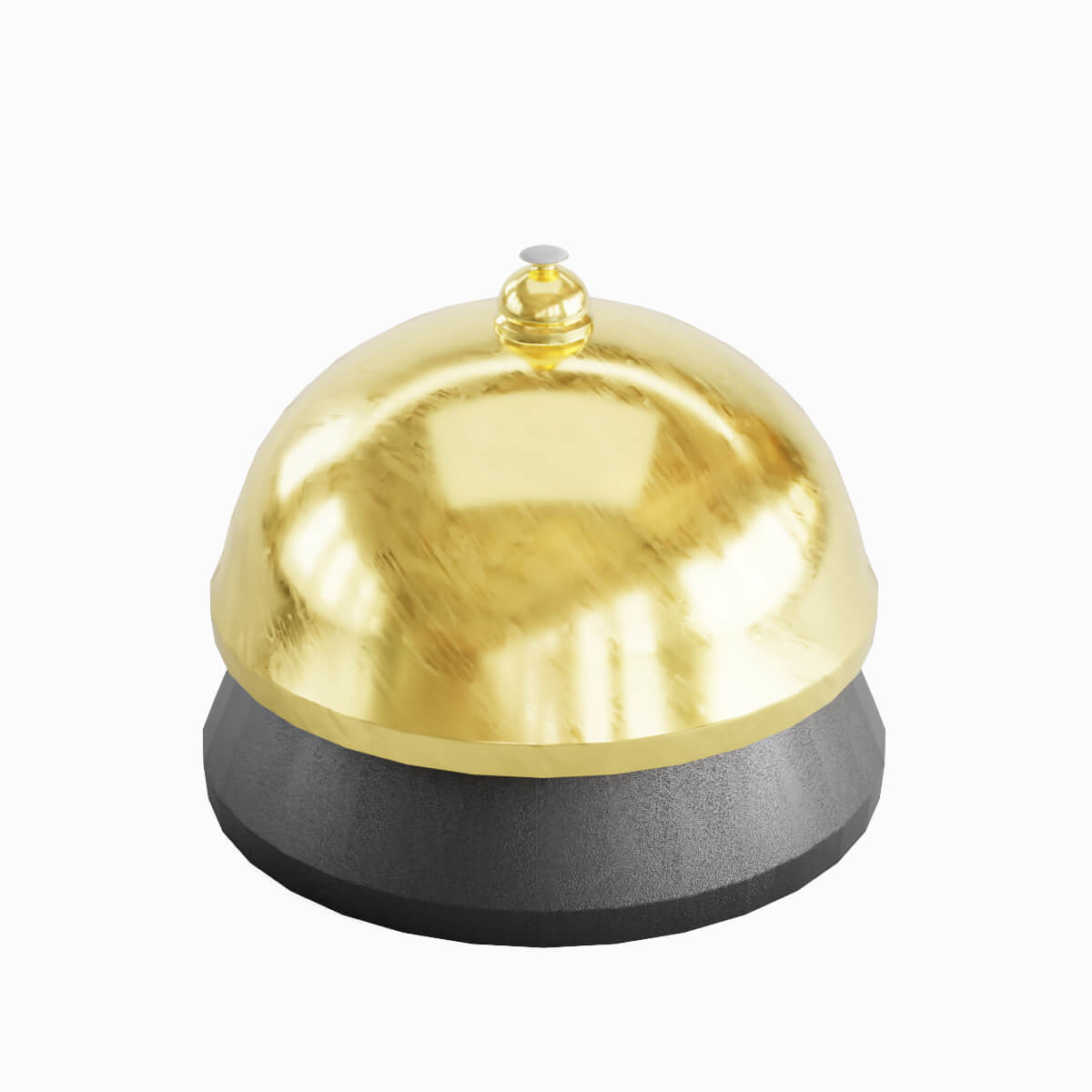 Gold Reception Bell - 3D Model by Sergey_Anzurov