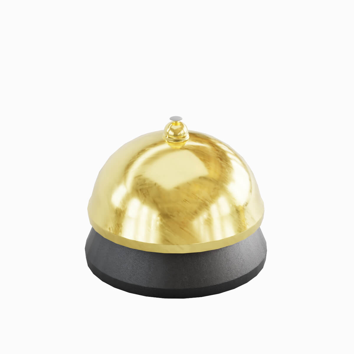 Gold Reception Bell - 3D Model by Sergey_Anzurov