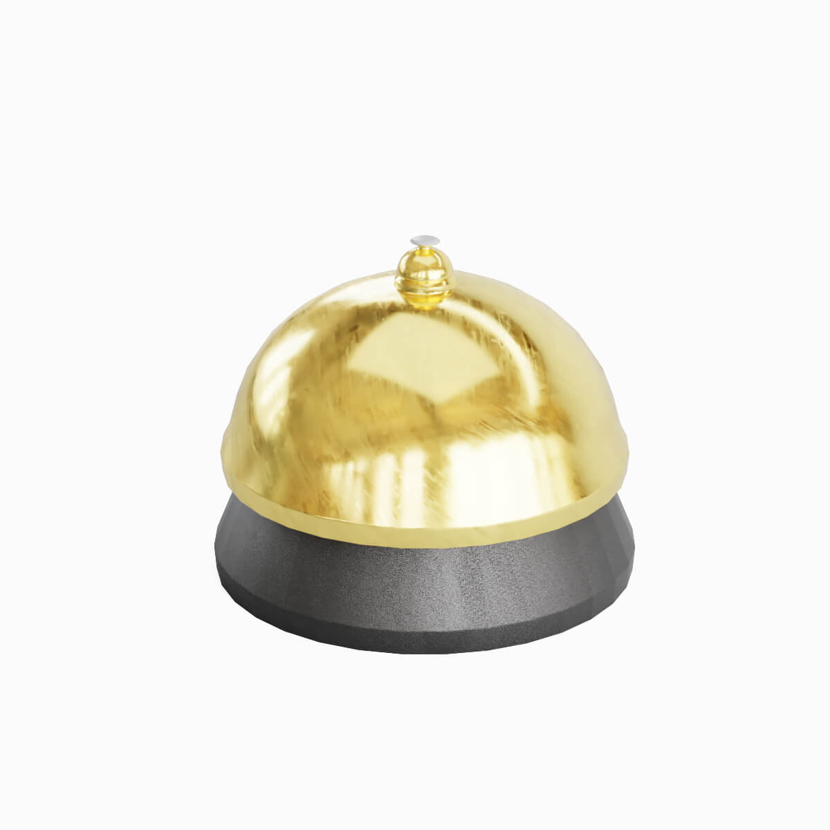 Gold Reception Bell - 3D Model by Sergey_Anzurov