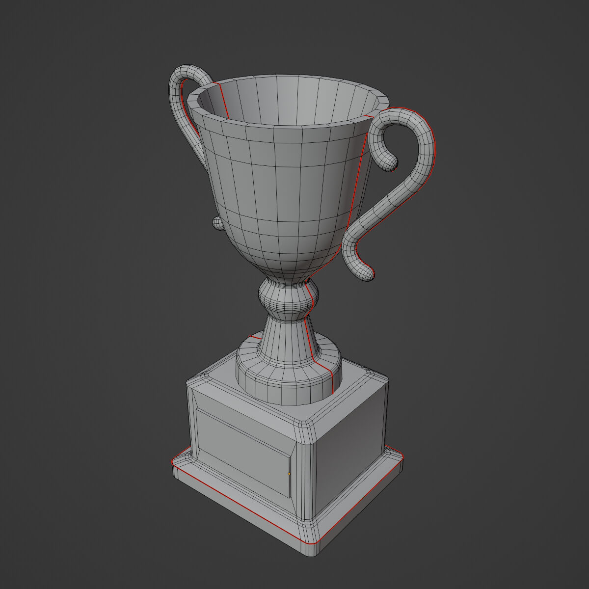 Gold Trophy 01 - 3D Model by Sergey_Anzurov