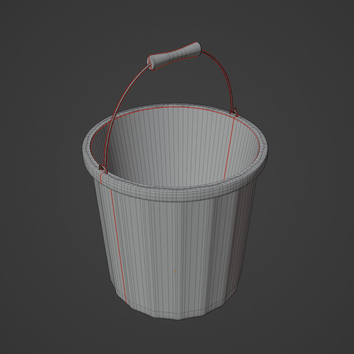 Industrial Plastic Bucket A 03 - 3D Model by Sergey_Anzurov
