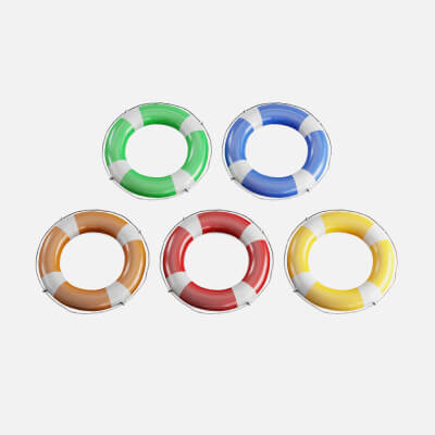 Lifebuoy Set - 3D Model by Sergey_Anzurov