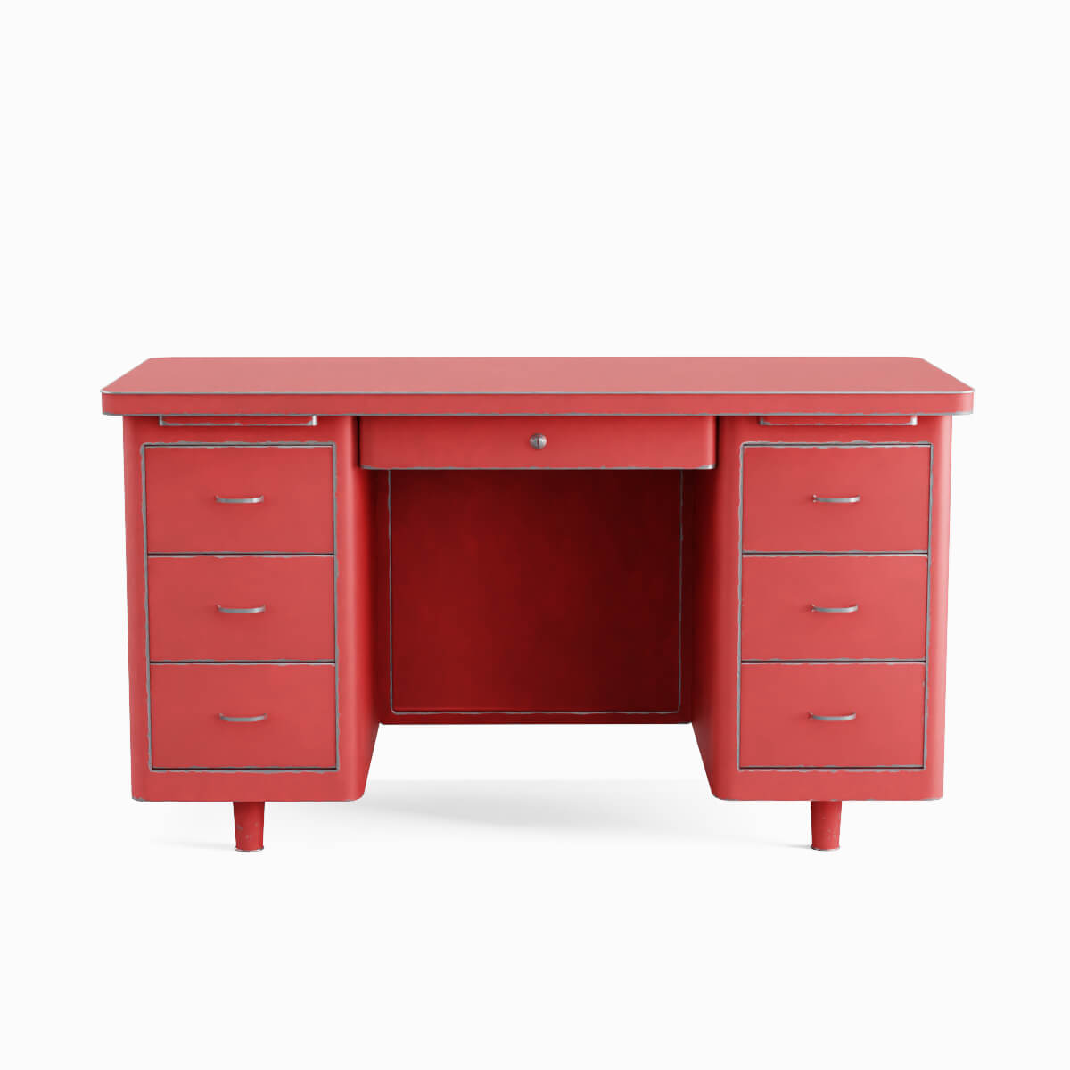 Metal Desk 01 - 3D Model by Sergey_Anzurov