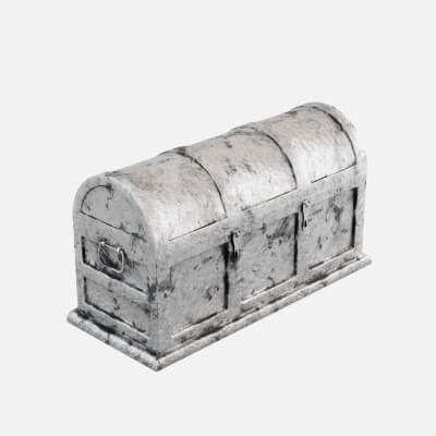 Metal Treasure Chest 01 - 3D Model by Sergey_Anzurov