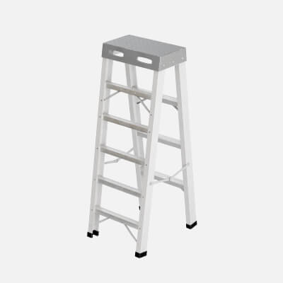 Metallic Ladder 01 - 3D Model by Sergey_Anzurov