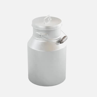 Milk Cylindrical Can 01 - 3D Model by Sergey_Anzurov