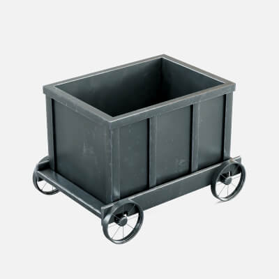 Mining Trolley 01 - 3D Model by Sergey_Anzurov