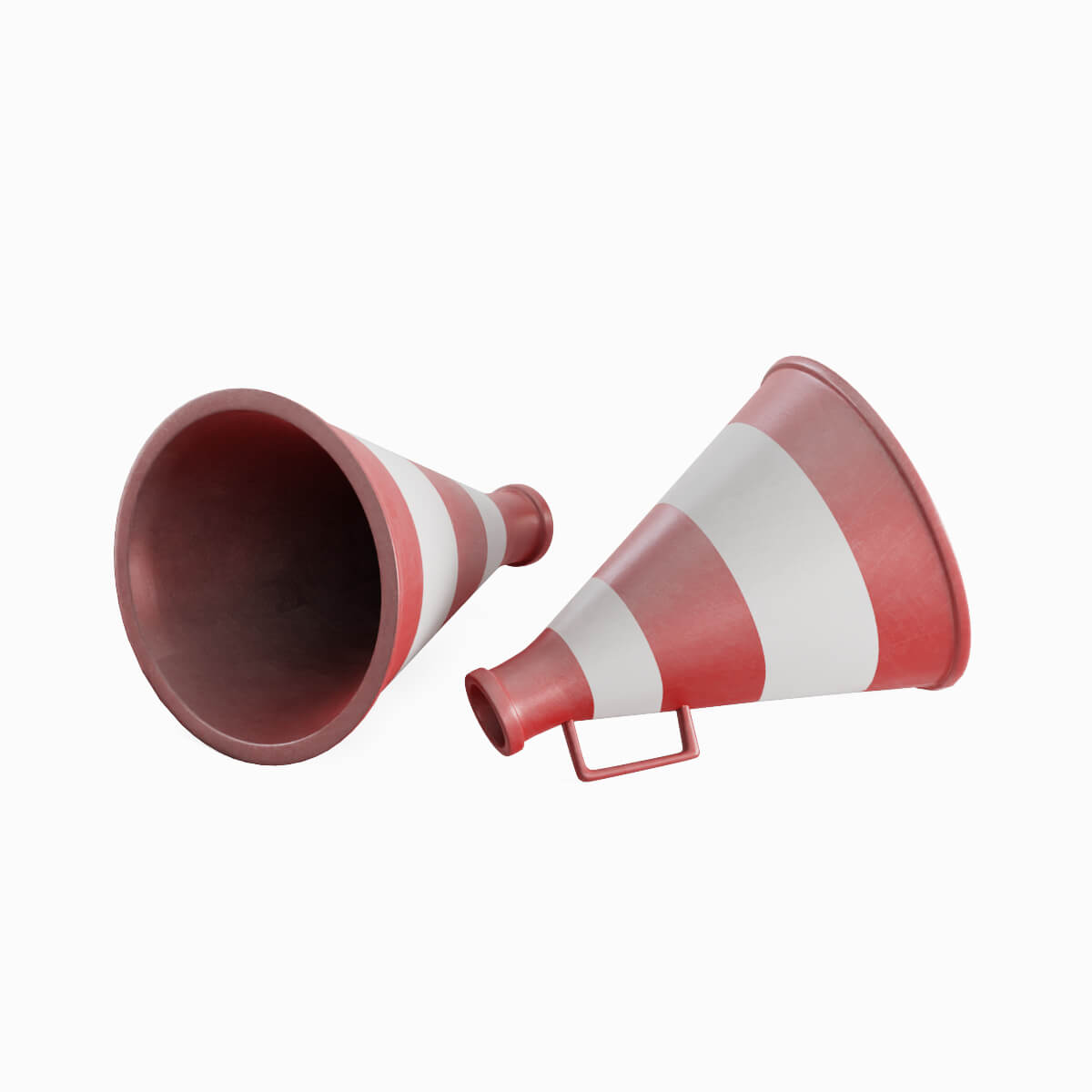 Plastic Megaphone 01 - 3D Model by Sergey_Anzurov
