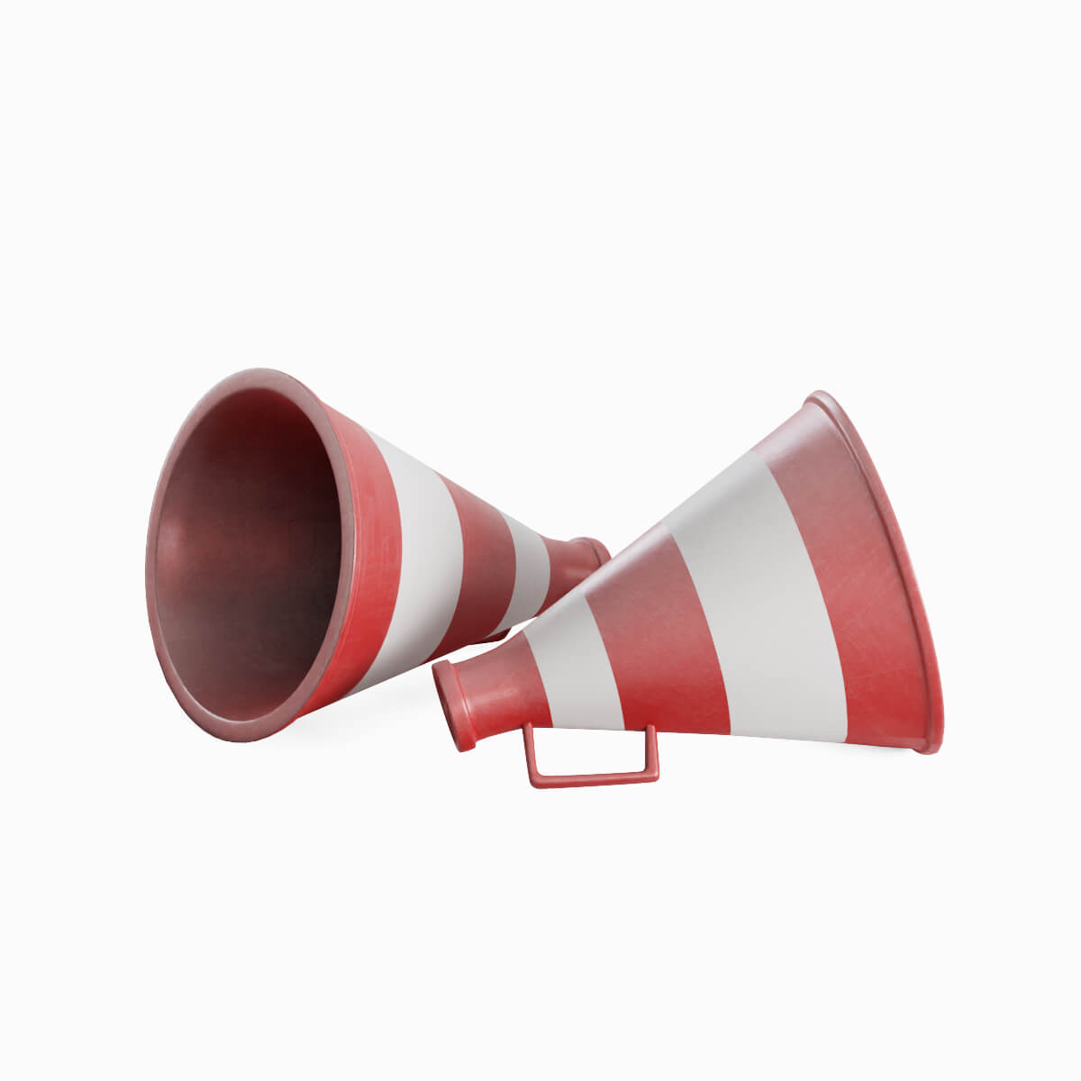 Plastic Megaphone 01 - 3D Model by Sergey_Anzurov