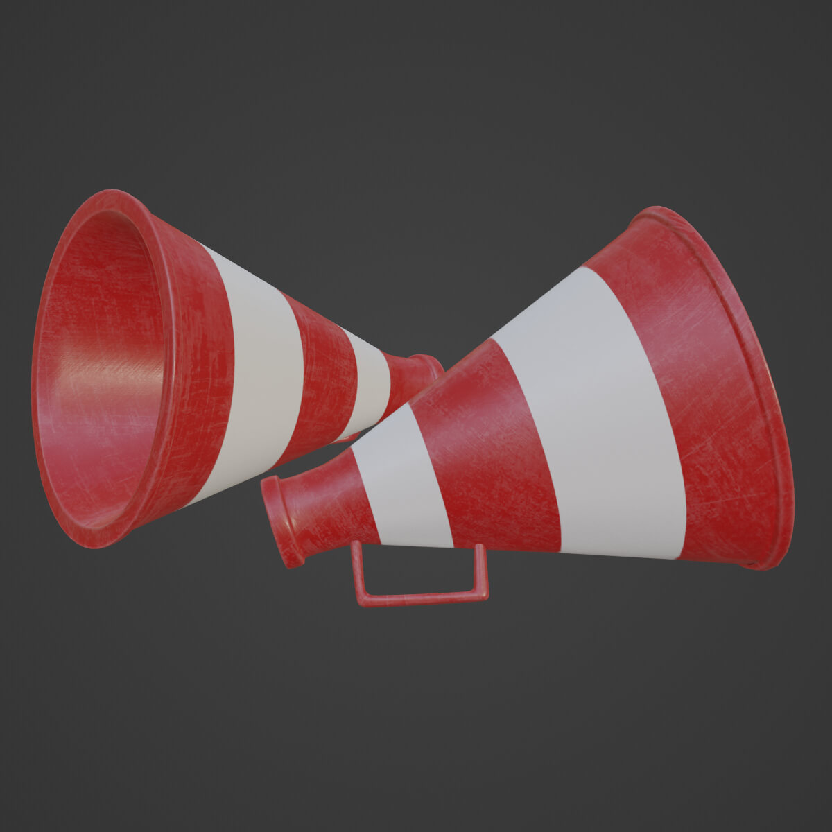 Plastic Megaphone 01 - 3D Model by Sergey_Anzurov