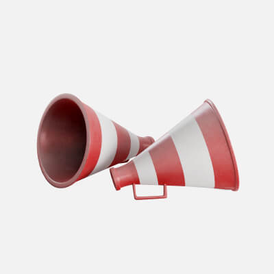 Plastic Megaphone 01 - 3D Model by Sergey_Anzurov