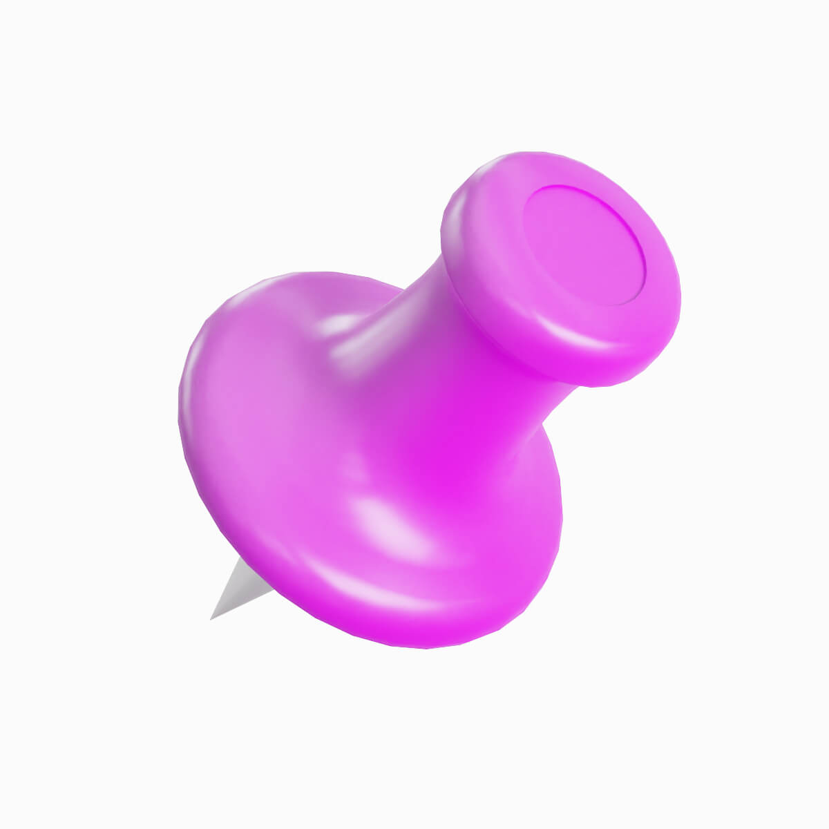 Plastic Push Pin 08 - 3D Model by Sergey_Anzurov