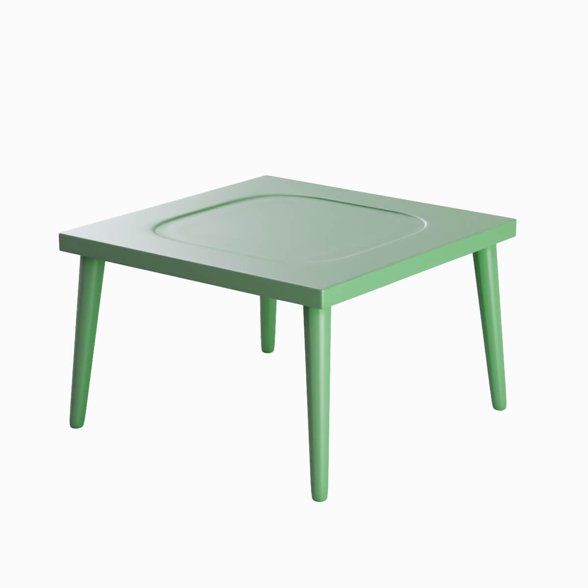 Plastic Table 02 - 3D Model by Sergey_Anzurov