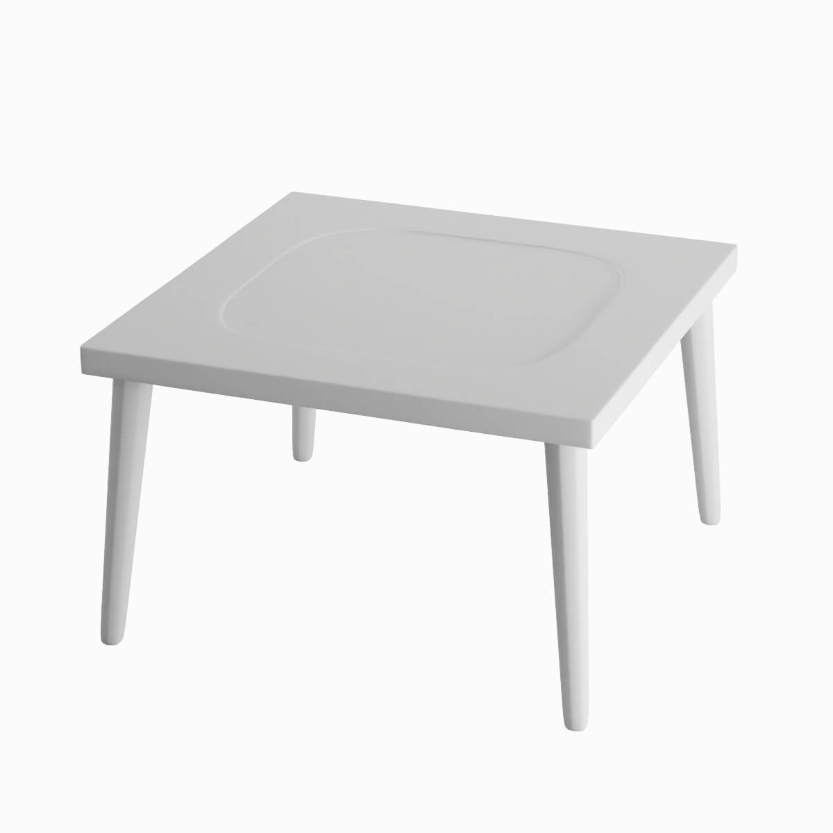 Plastic Table 05 - 3D Model by Sergey_Anzurov