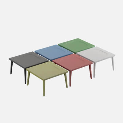 Plastic Table Set - 3D Model by Sergey_Anzurov