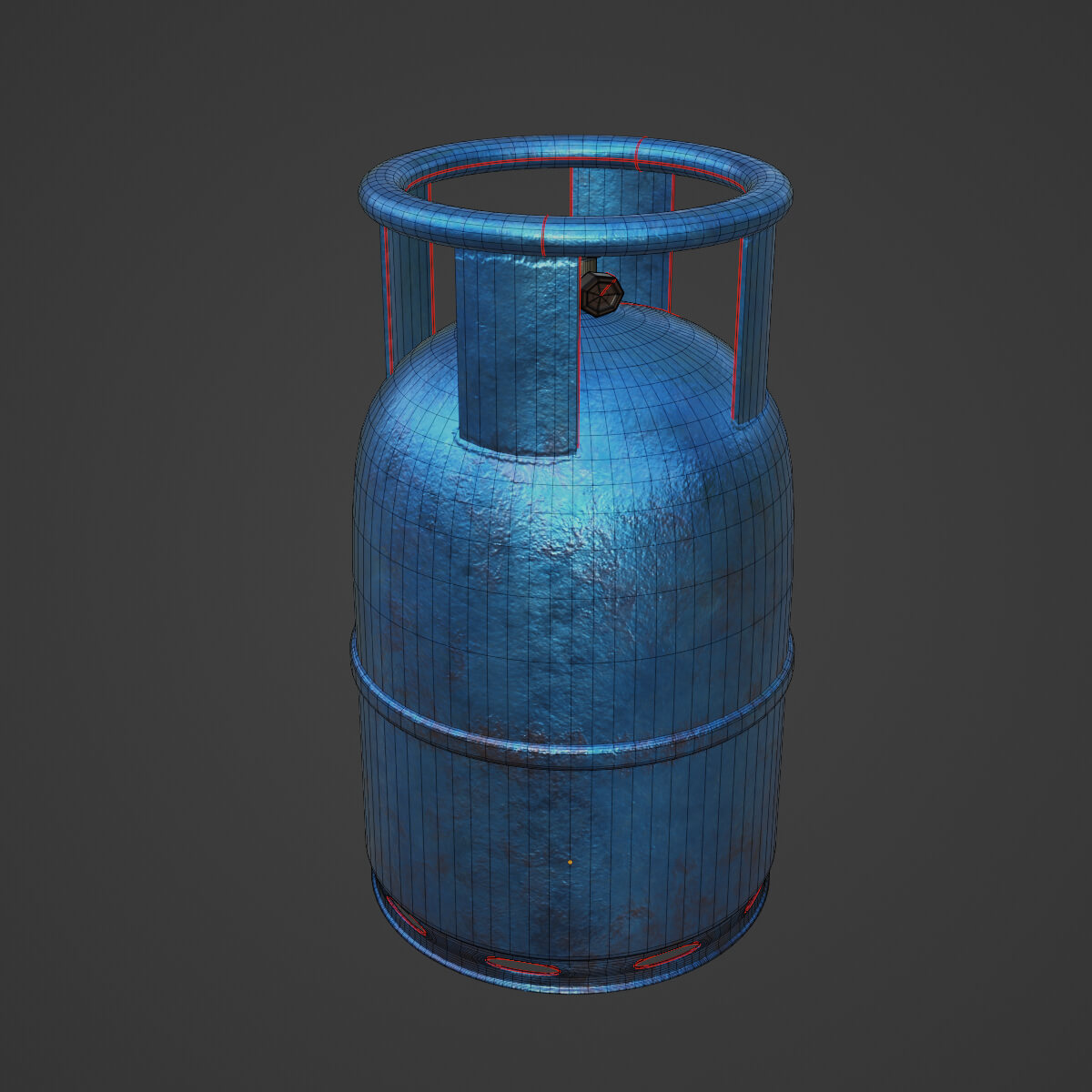 Propane Gas Balloon 03 - 3D Model by Sergey_Anzurov