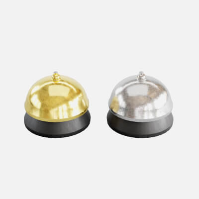 Reception Bell Set - 3D Model by Sergey_Anzurov