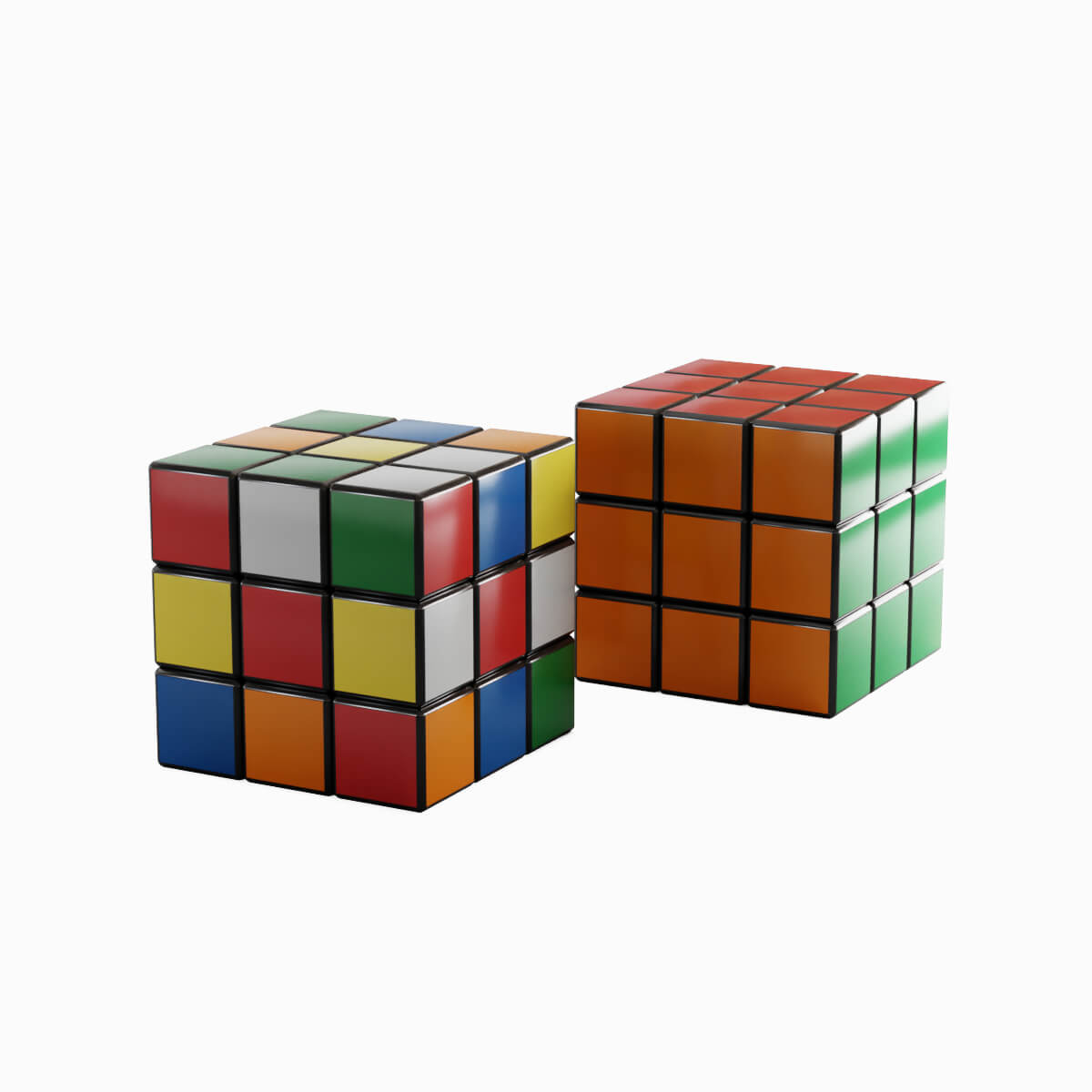 Rubik's Cube - 3D Model by Sergey_Anzurov