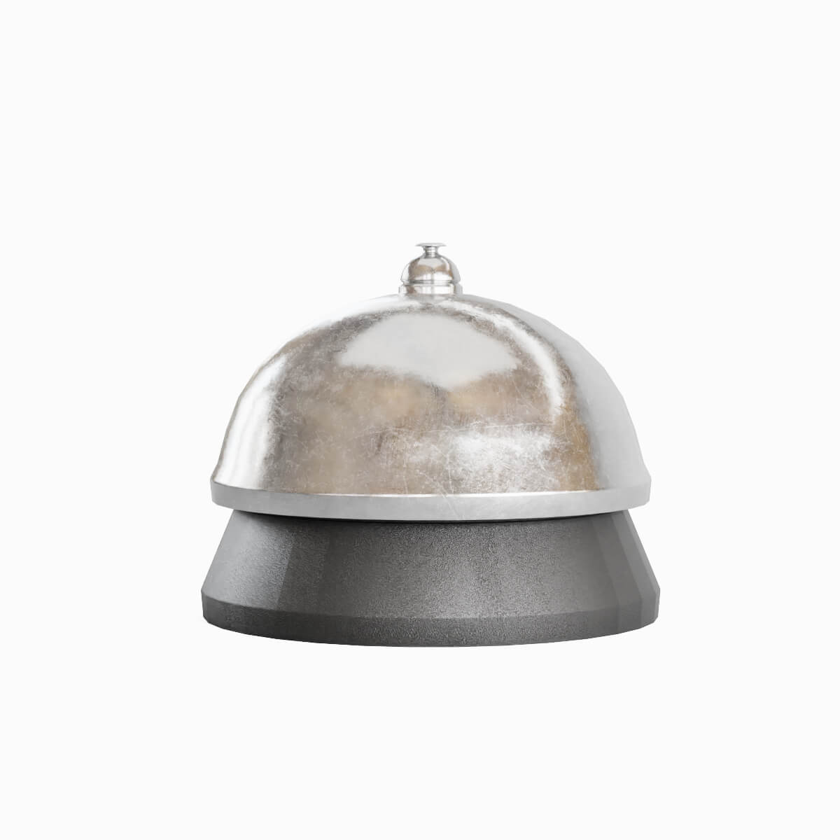 Silver Reception Bell - 3D Model by Sergey_Anzurov
