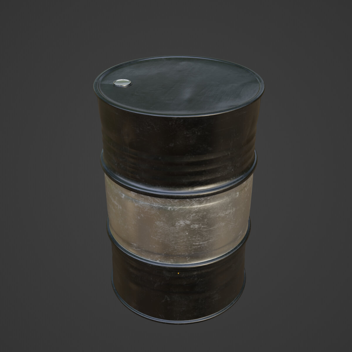 Steel Barrel 04 - 3D Model by Sergey_Anzurov