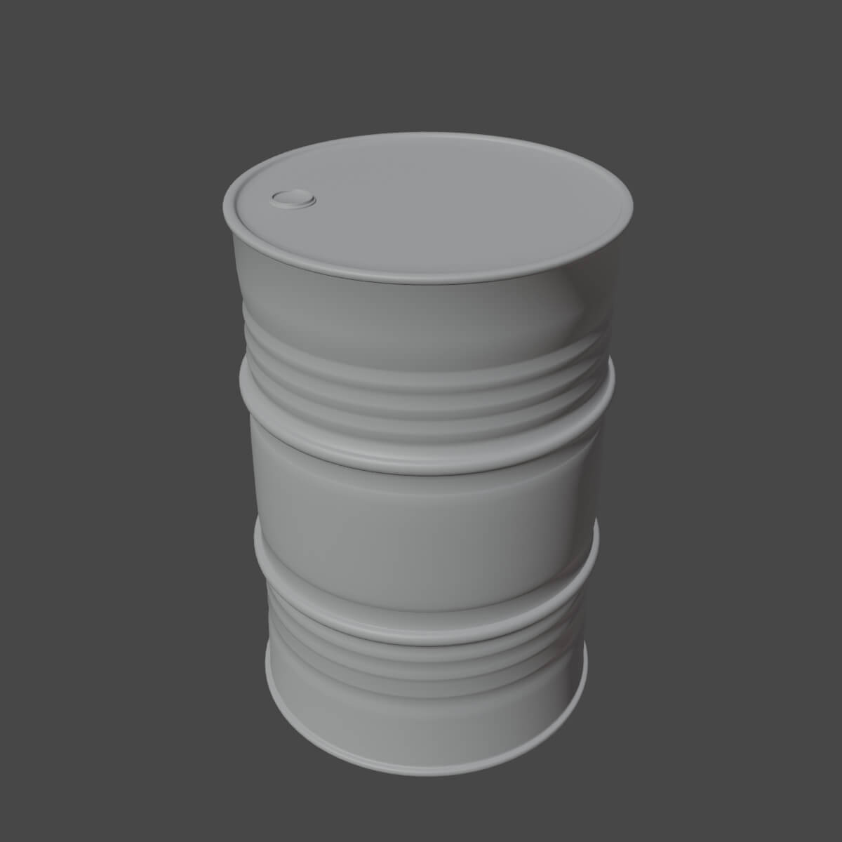 Steel Barrel 04 - 3D Model by Sergey_Anzurov