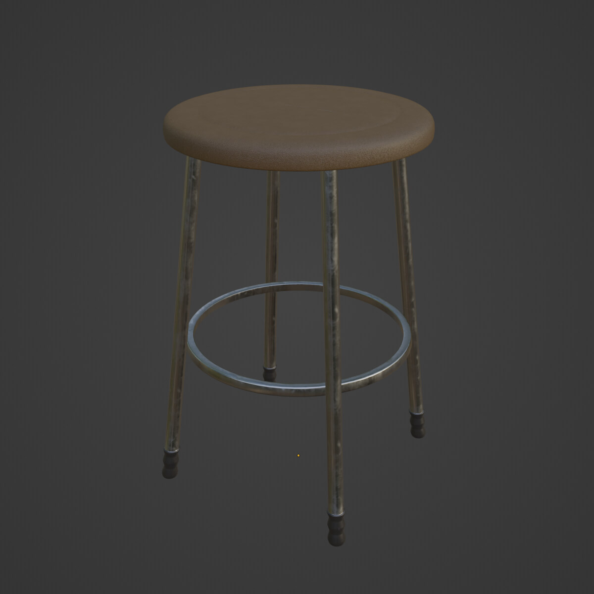 Steel Stool D 02 - 3D Model by Sergey_Anzurov