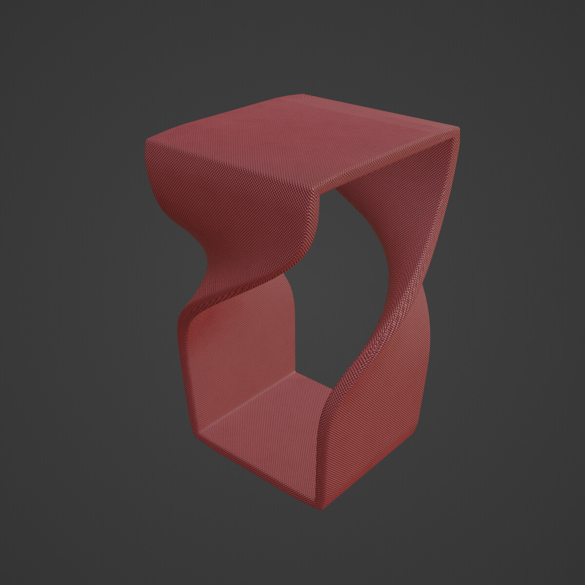 Twisted Stool for Child 01 - 3D Model by Sergey_Anzurov