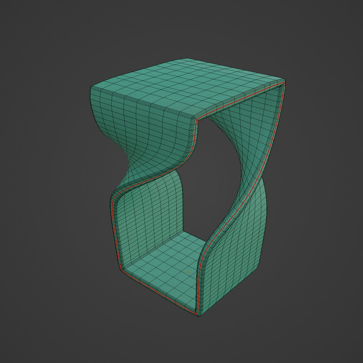 Twisted Stool for Child 02 - 3D Model by Sergey_Anzurov