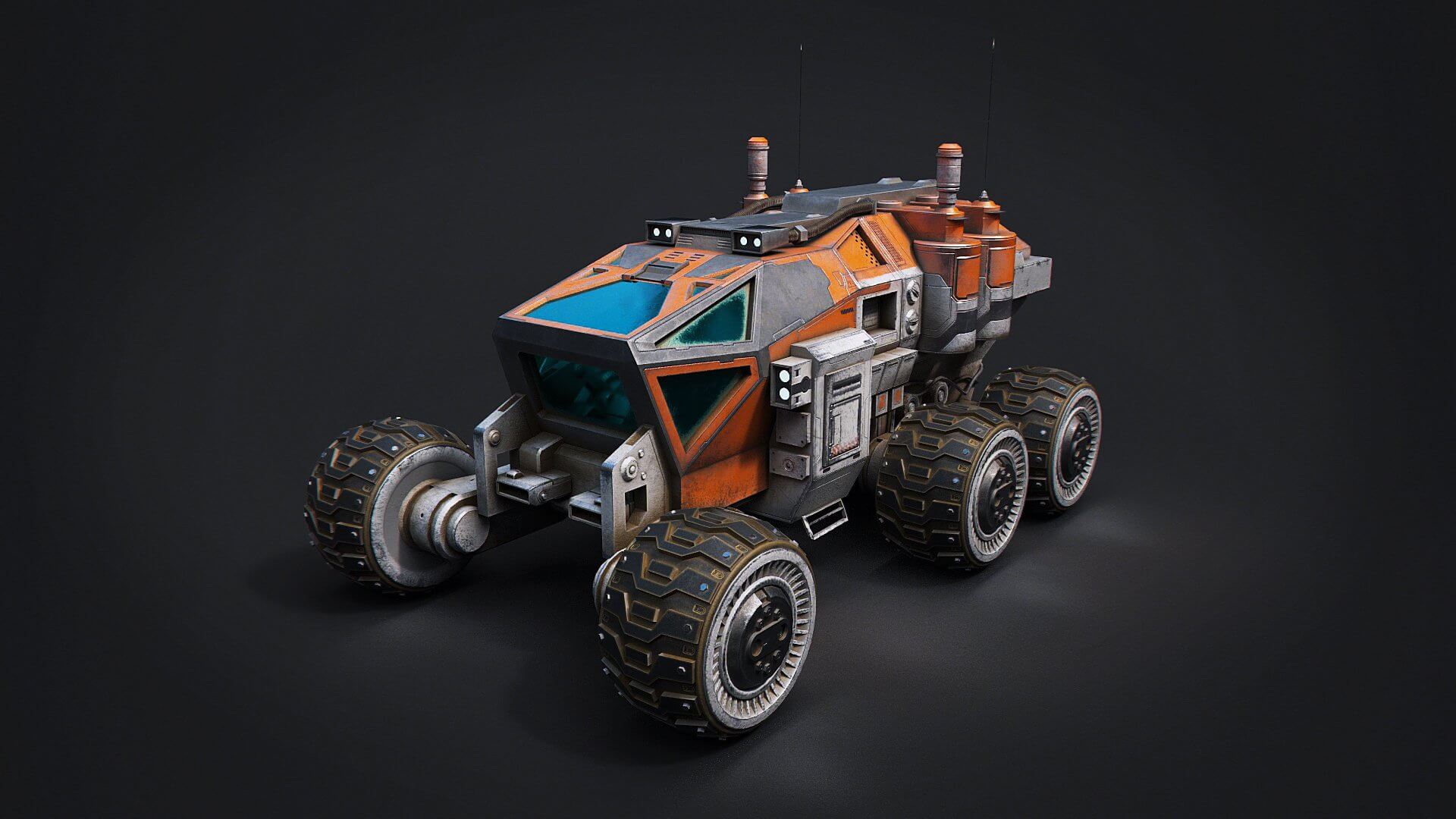 Mars Rover - 3D Model by Sergey Koznov