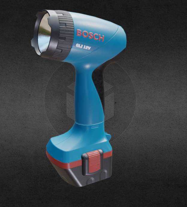 Bosch GLI 12V Flashlight - 3D Model by sergey971
