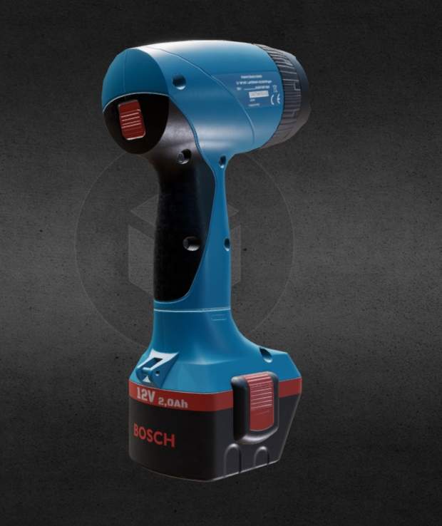 Bosch GLI 12V Flashlight - 3D Model by sergey971